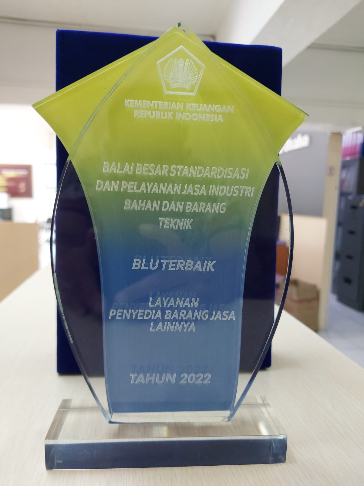 B4T mendapat Penghargaan dari Kemenkeu sebagai BLU Terbaik untuk ...